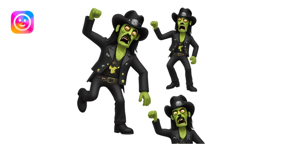 lemmy zombie dancing emoji | AI Emoji Generator