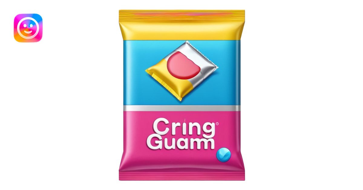 chewing gum packet emoji | AI Emoji Generator