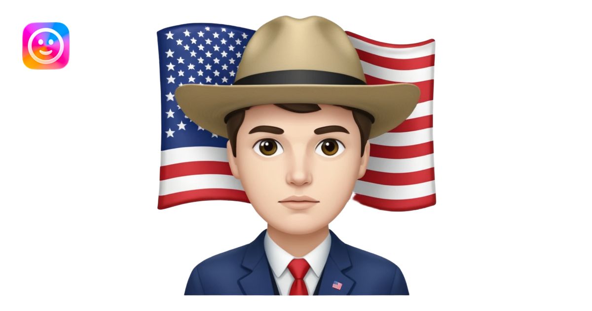 AF America first flag Nick Fuentes emoji | AI Emoji Generator