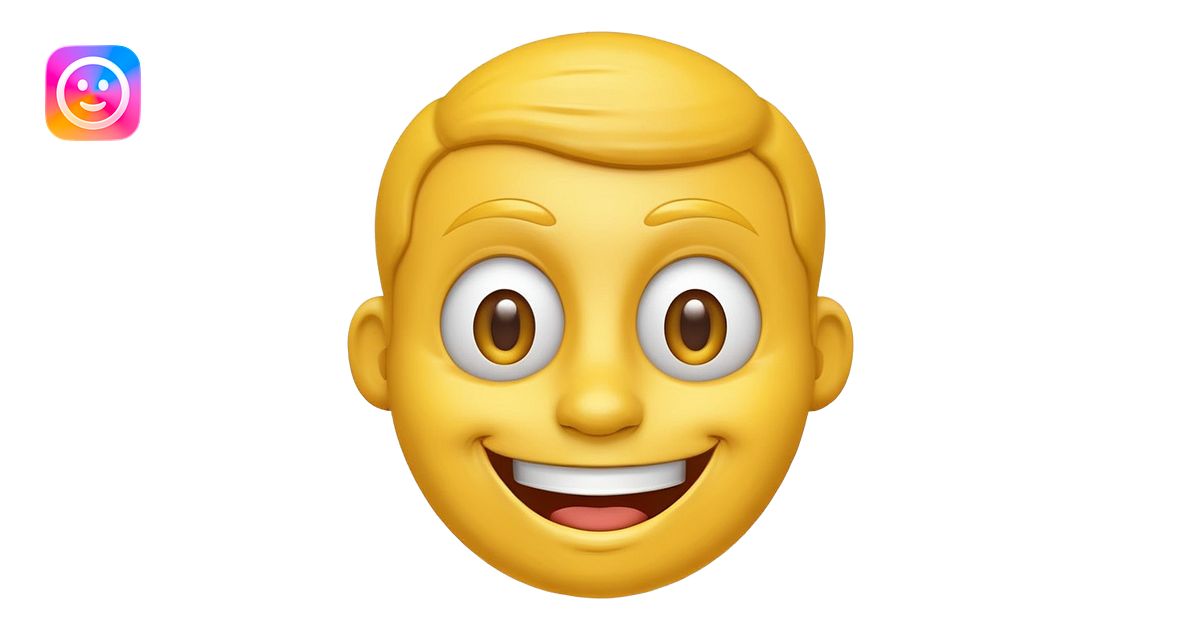 house head mascot with neck emoji | AI Emoji Generator