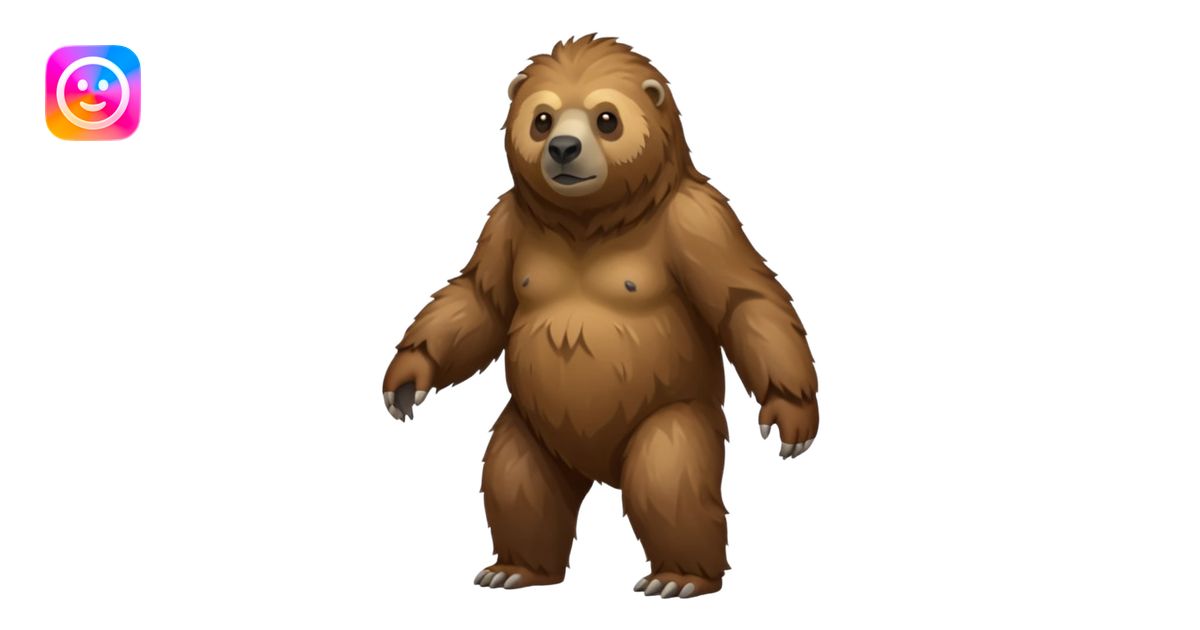 Ground Sloth emoji | AI Emoji Generator