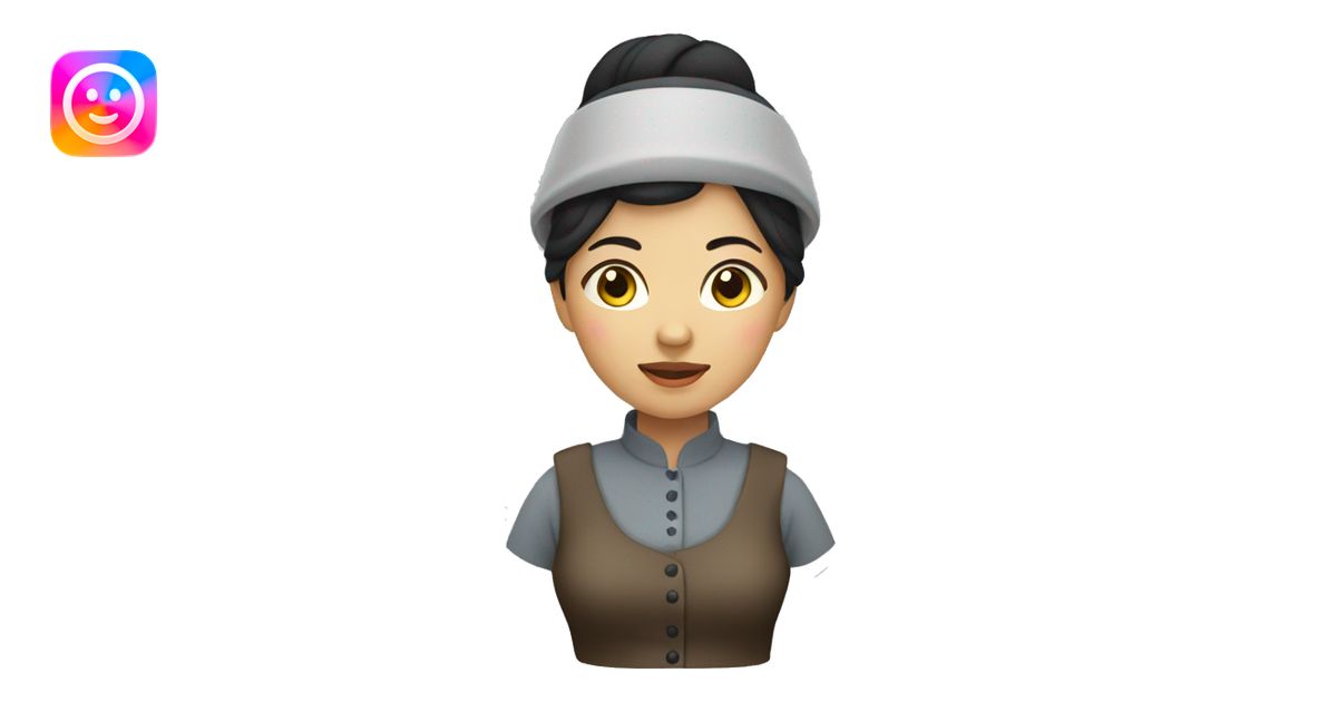 asian amish woman emoji | AI Emoji Generator