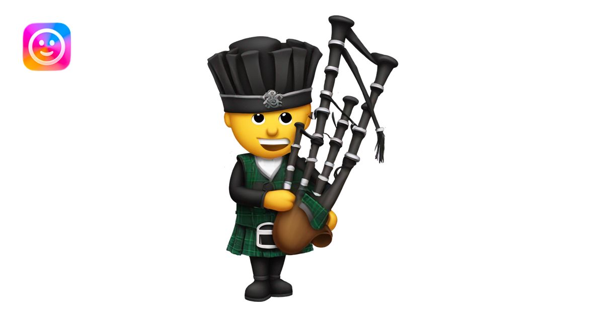 Bagpipes emoji | AI Emoji Generator