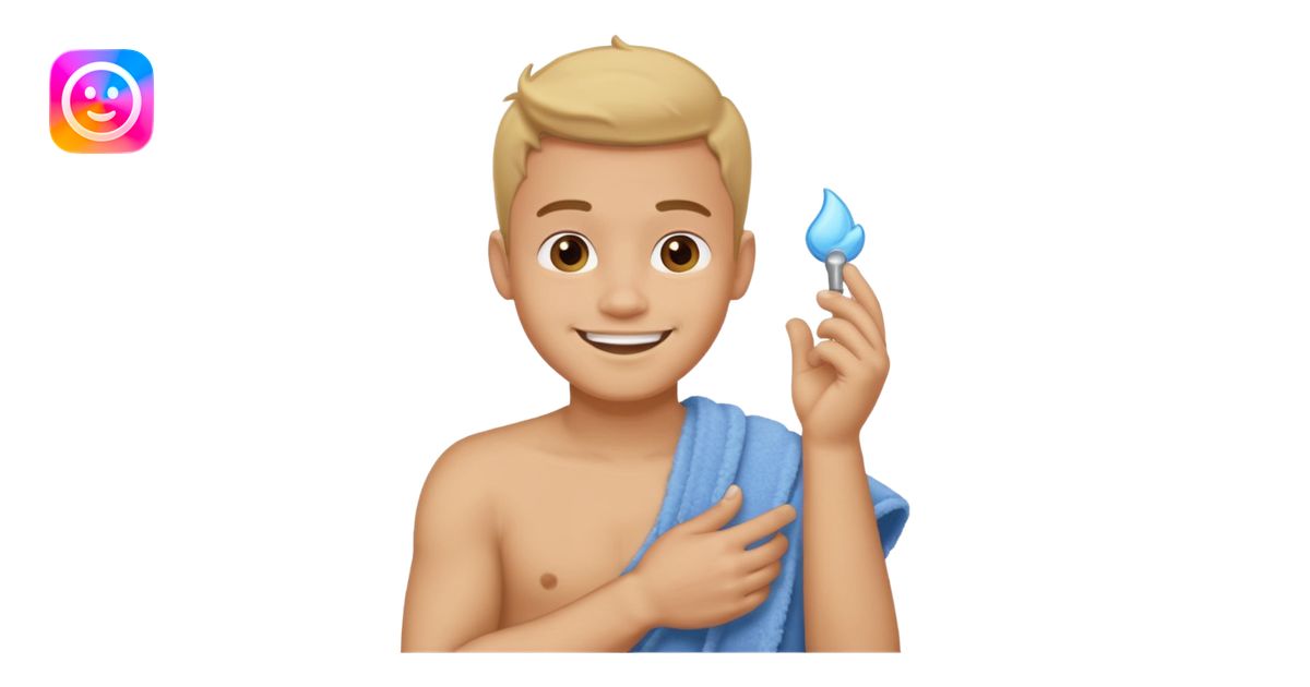 Emoji of a guy dusting off his shoulder with his hand emoji | AI Emoji ...