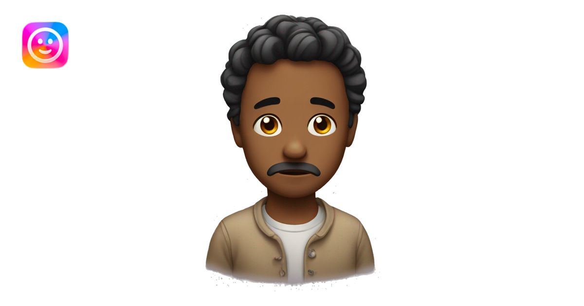 Emoji kinda sad with a few tears emoji | AI Emoji Generator