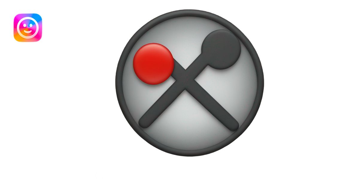 Black and red rectangle with yellow circle in the middle emoji | AI ...
