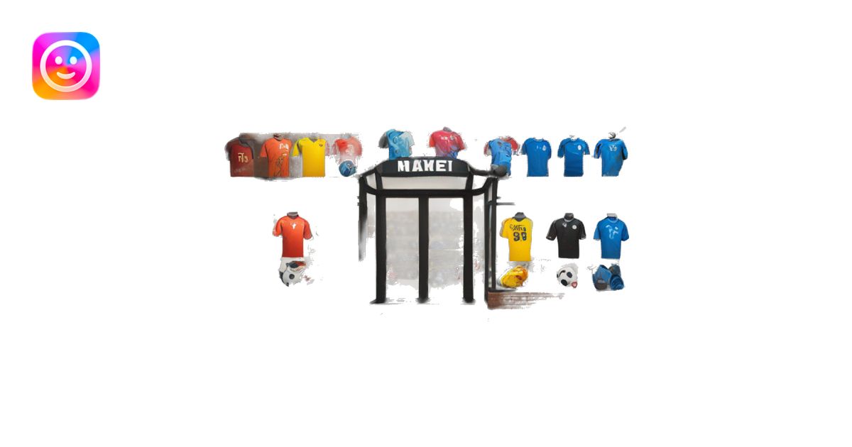 “Soccer store exterior with bold signage, large windows showcasing ...