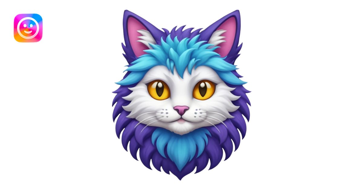 make a hyper realistic mythical cat creature with great detail emoji ...