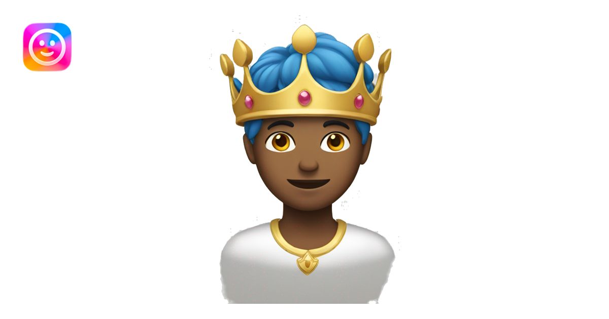 person being crowned emoji | AI Emoji Generator