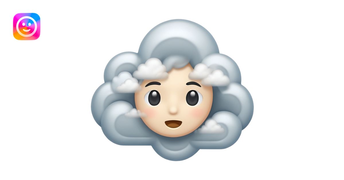 cloud blowing wind emoji | AI Emoji Generator