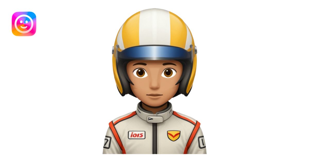 racing driver emoji | AI Emoji Generator