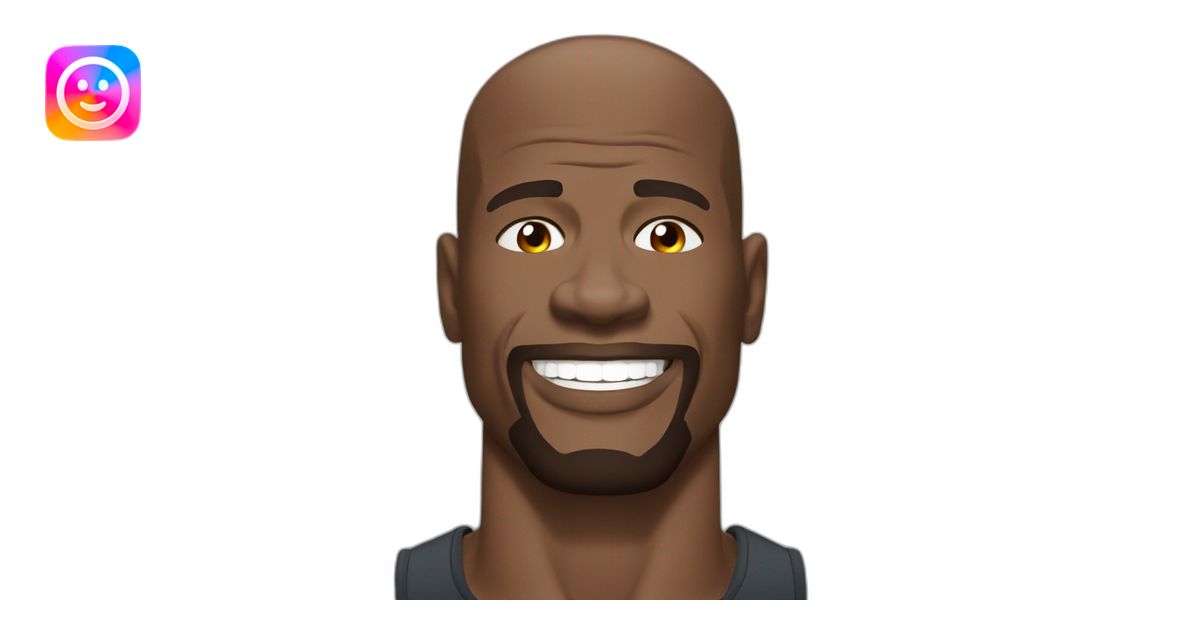 terry crews cartoon wearing henley emoji | AI Emoji Generator