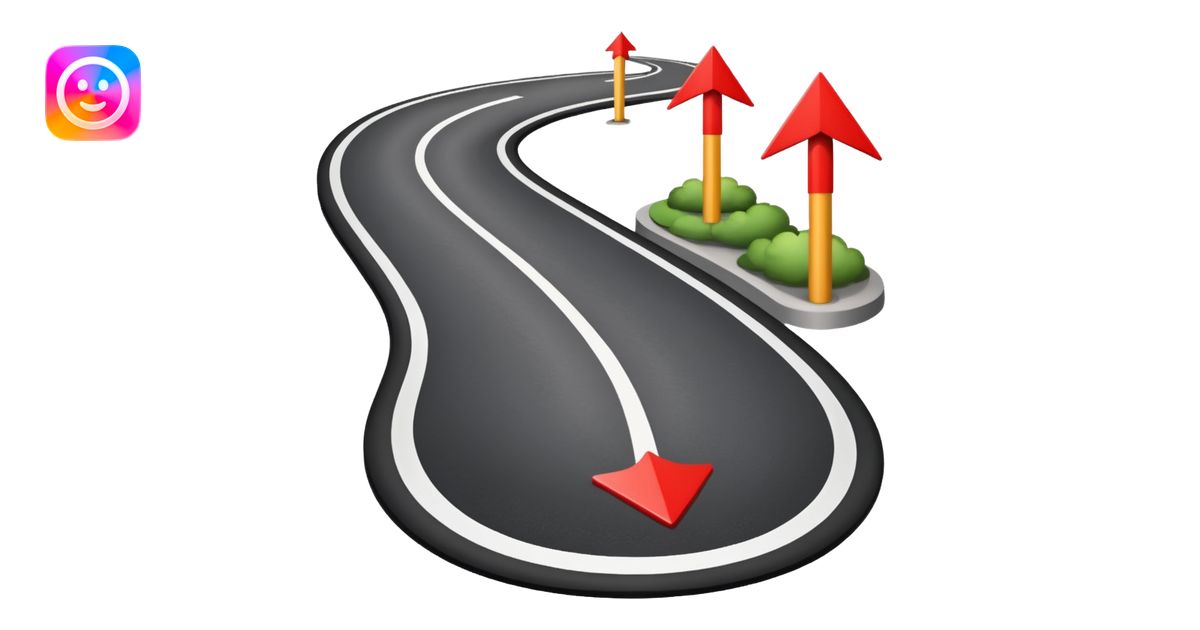 create a realistic emoji showing logistics route emoji | AI Emoji Generator