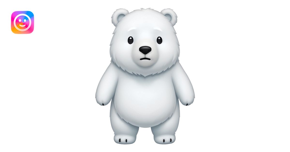 ice bear emoji | AI Emoji Generator