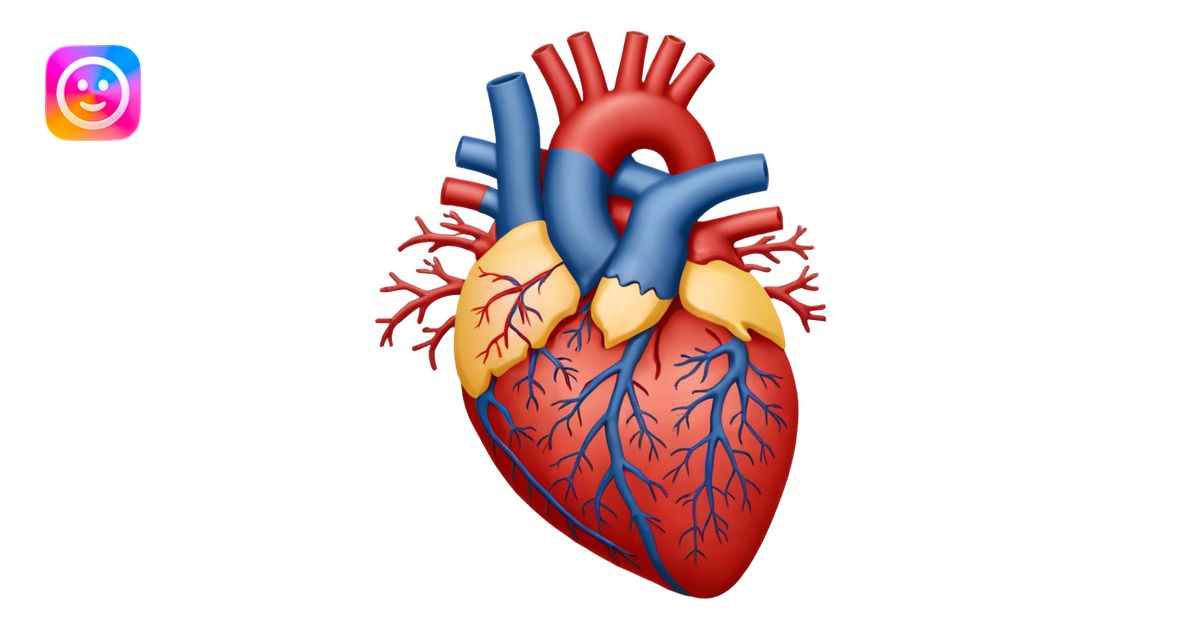 Cardiovascular system emoji | AI Emoji Generator