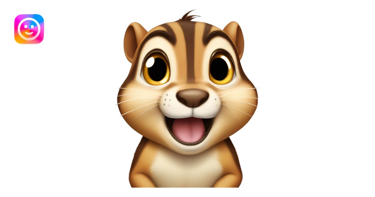 Chipmunk crying emoji | AI Emoji Generator