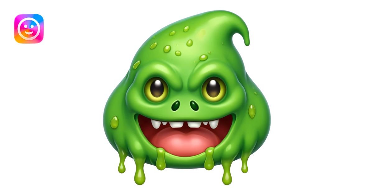 Slime monster emoji | AI Emoji Generator