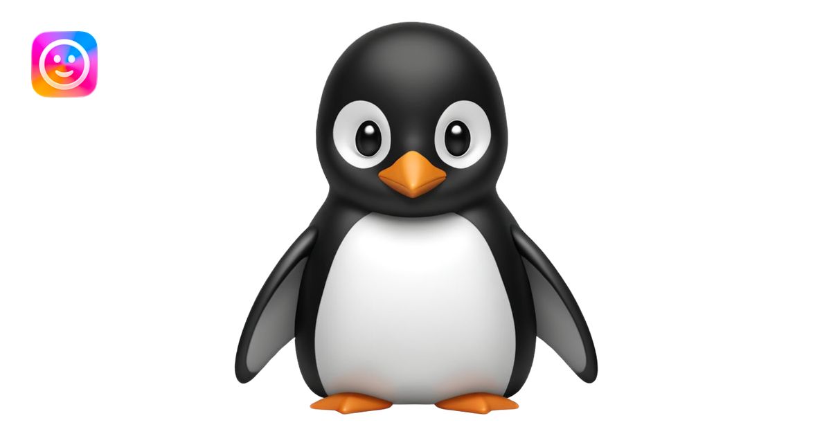 linux penguen emoji | AI Emoji Generator