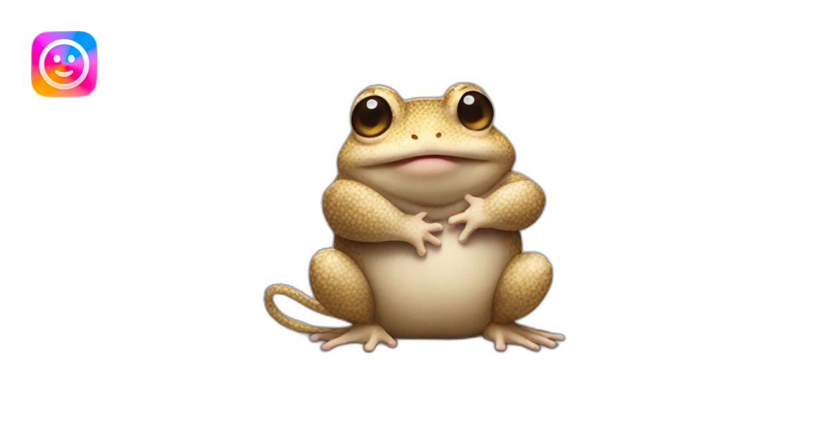 Toad hug mouse emoji | AI Emoji Generator