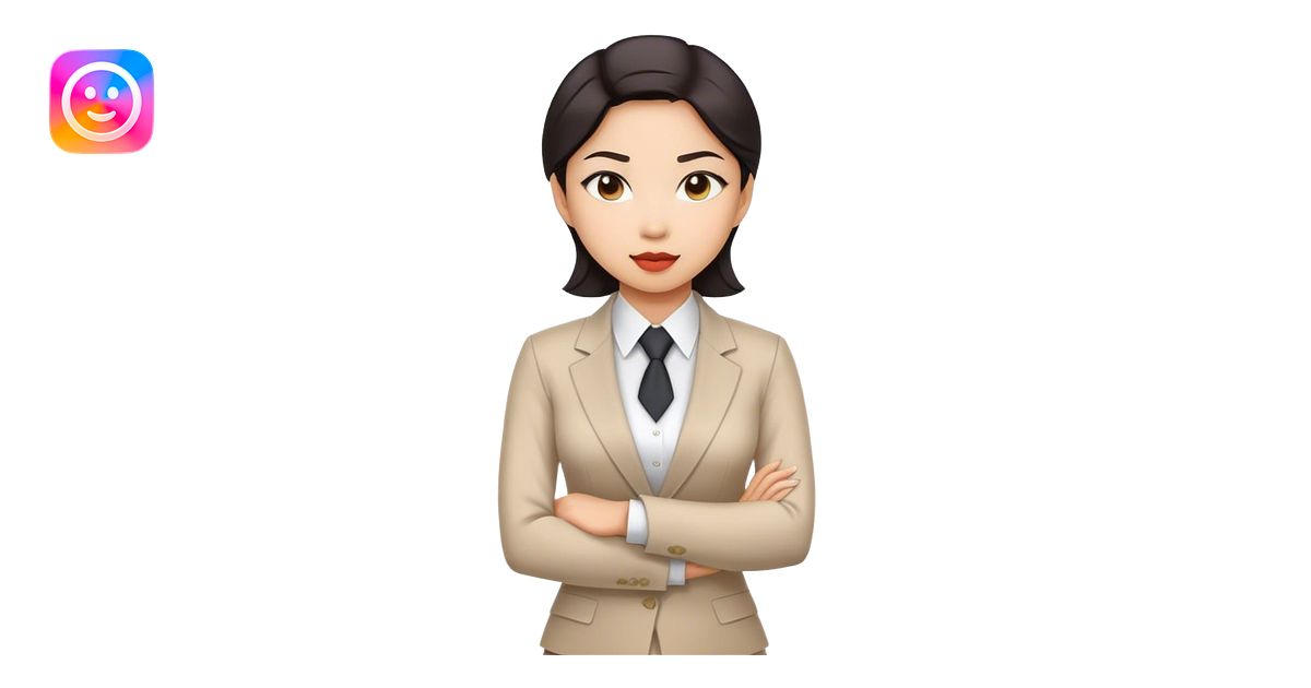 asian girl boss emoji | AI Emoji Generator