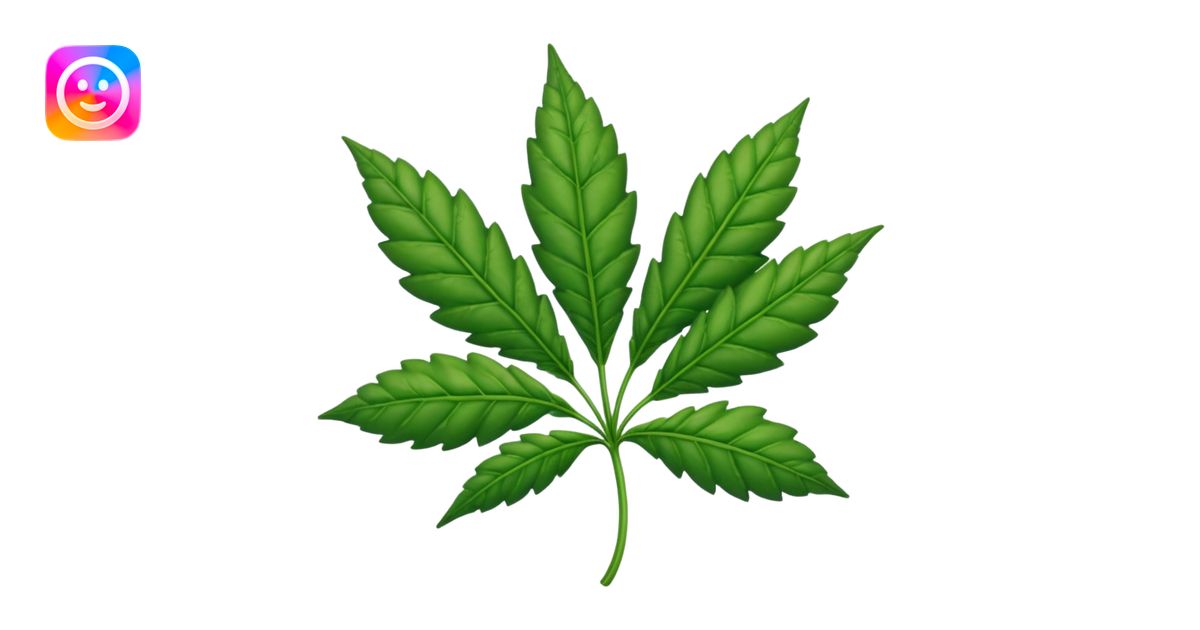 weed leaf emoji | AI Emoji Generator
