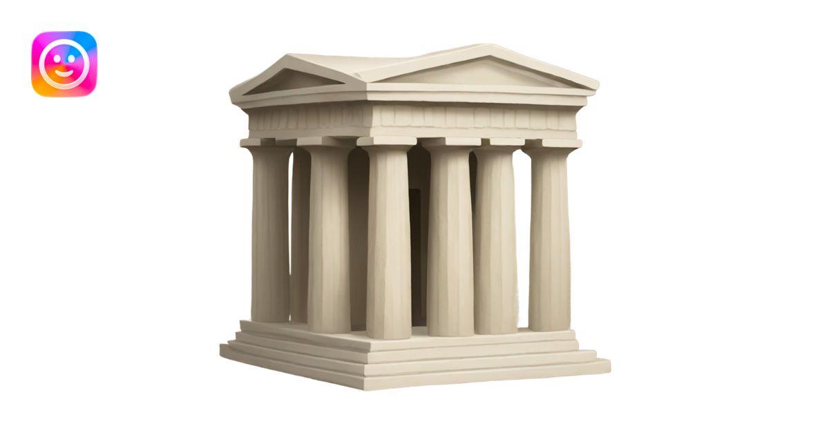 greek temple emoji | AI Emoji Generator