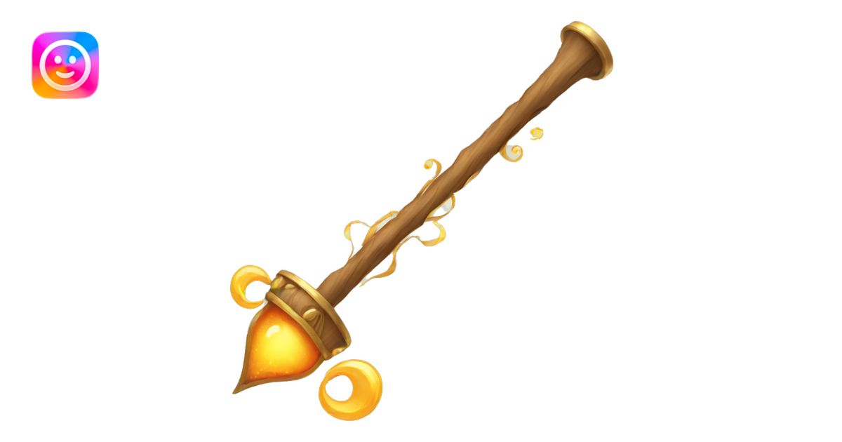 magic staff emoji | AI Emoji Generator