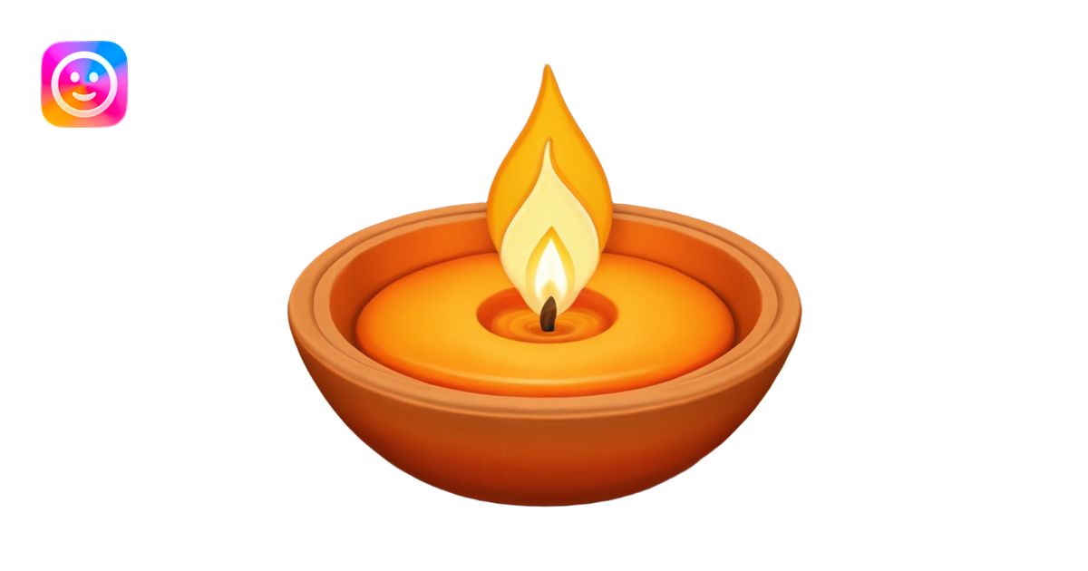 diya, with oil. emoji | AI Emoji Generator
