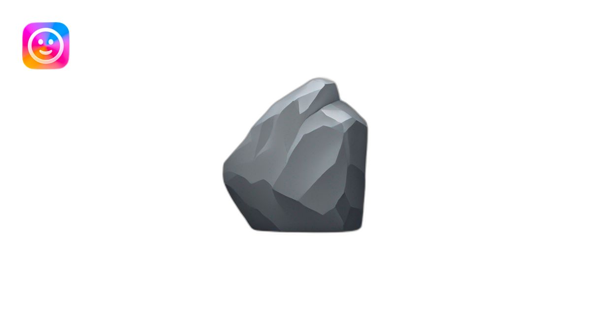rock pointing to the right emoji | AI Emoji Generator