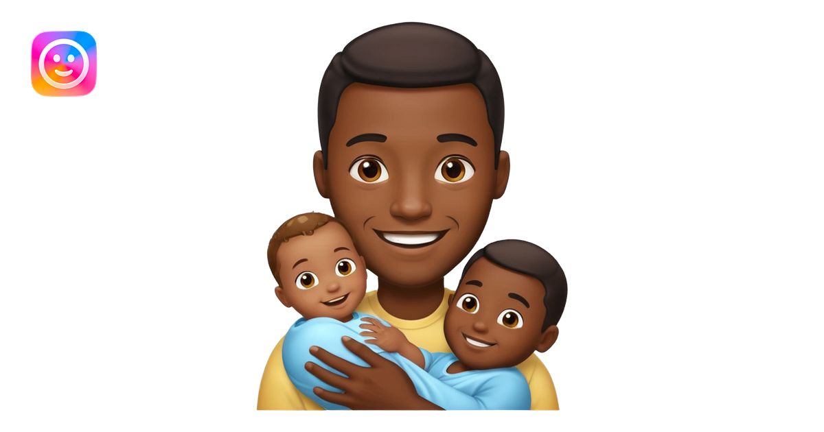do an emoji of a black guy with baby oil emoji | AI Emoji Generator