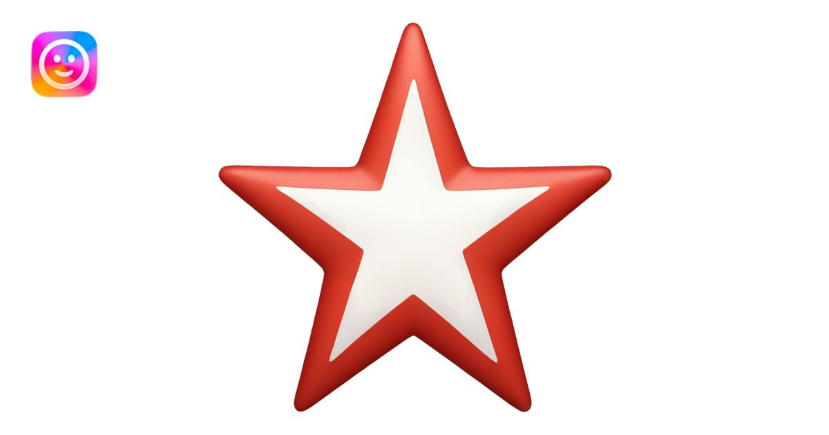 red star emoji | AI Emoji Generator