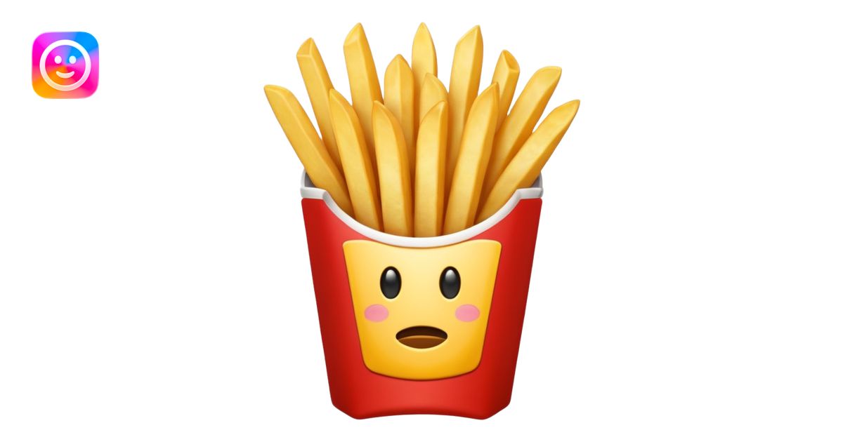 french fries without eyes emoji | AI Emoji Generator