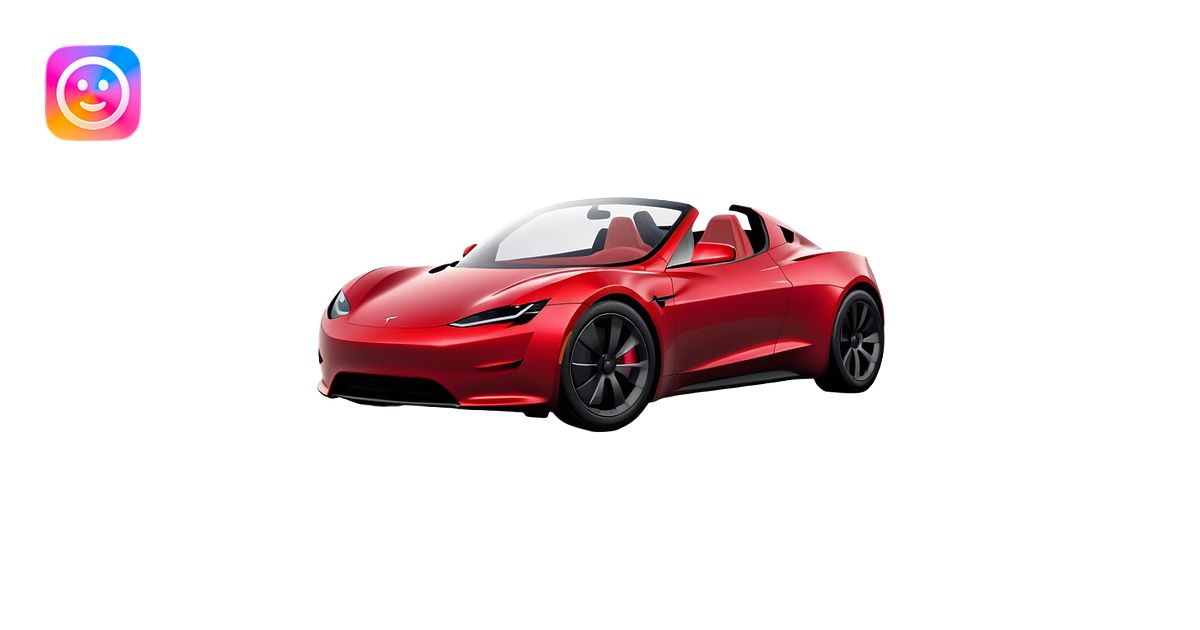 Tesla Roadster - Tesla (Model Year: 2020) (Iconic colour: Dark Red ...