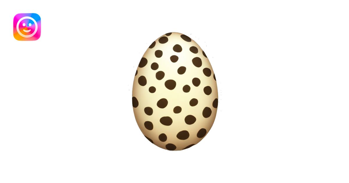 spotted egg emoji | AI Emoji Generator