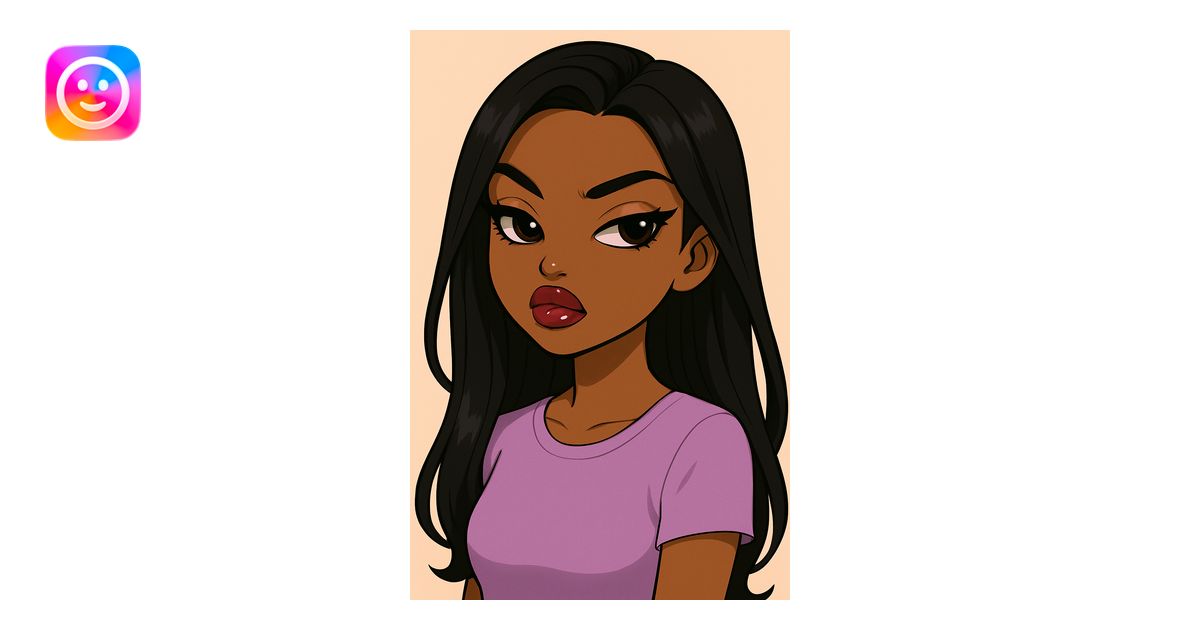 Change her outfit to a more casual style, headshot only, 20-year-old ...