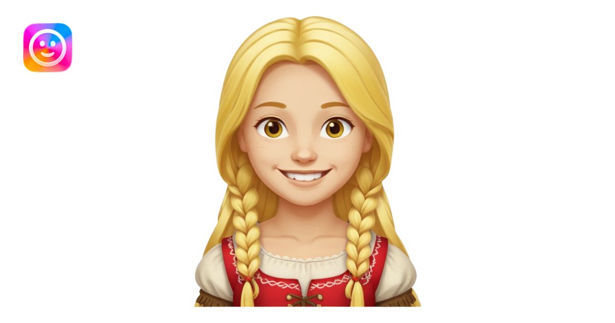 muscled girl from Poland in traditional Polish costume, long yellow ...