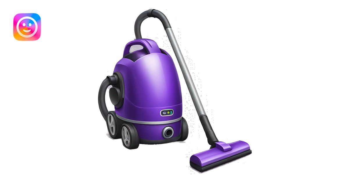 a purple vacuum cleaner emoji | AI Emoji Generator