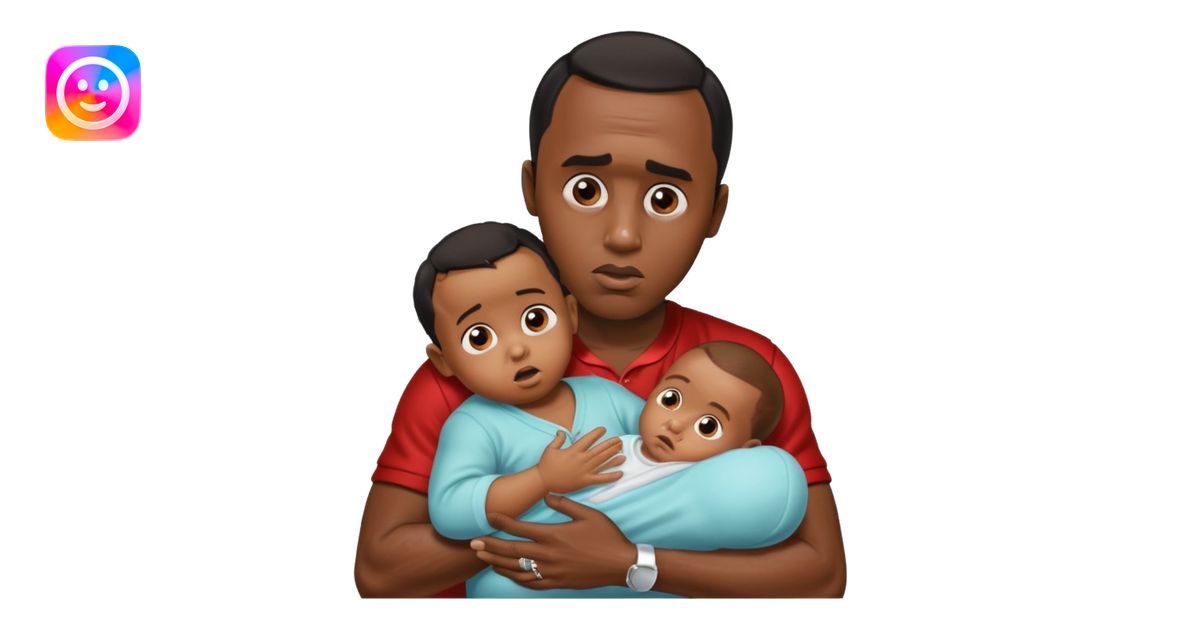Sean “Diddy” Combs with baby oil and a very small infant and he’s ...