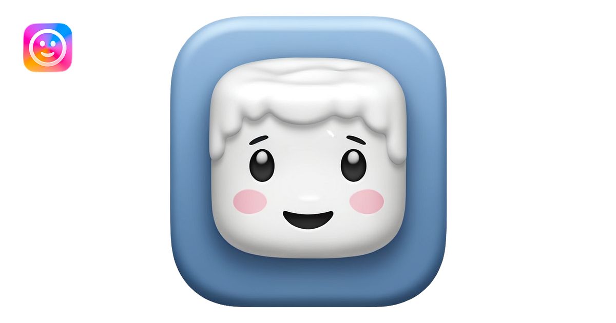 just plain marshmallow, no humanize, emoji | AI Emoji Generator