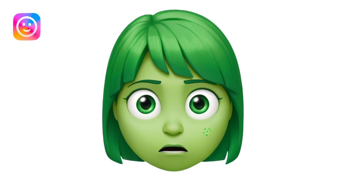 Disgust From Inside Out Liza Lipra emoji | AI Emoji Generator