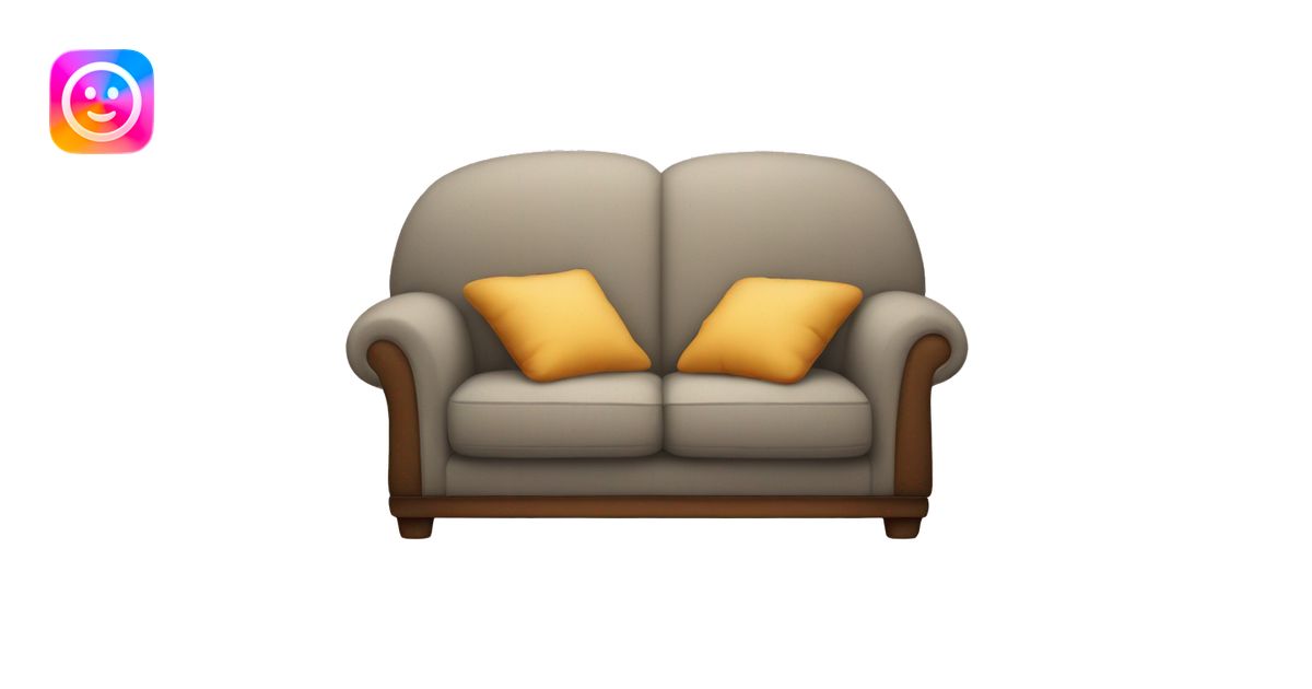 Cosy couch emoji | AI Emoji Generator