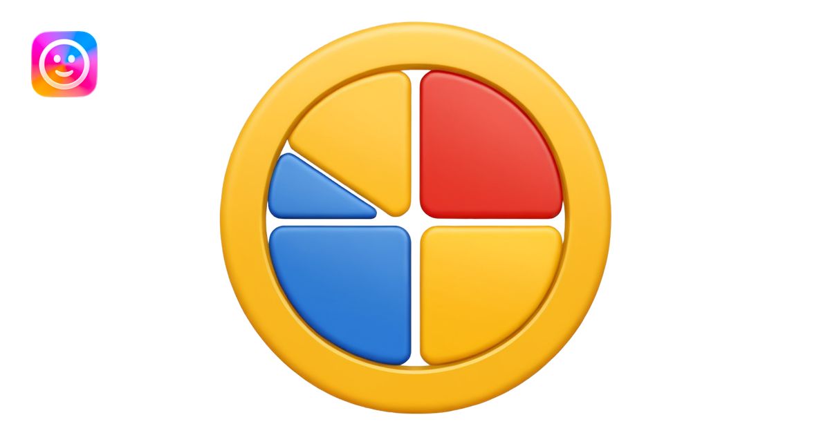 a circle with yellow blue red and green in it such as a uno play card ...