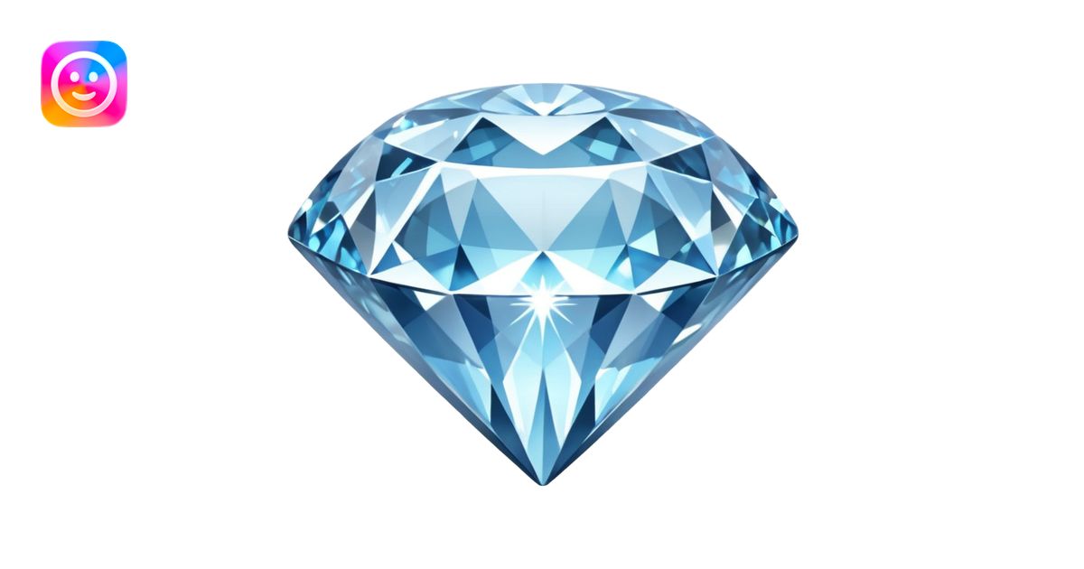 Diamond emoji | AI Emoji Generator
