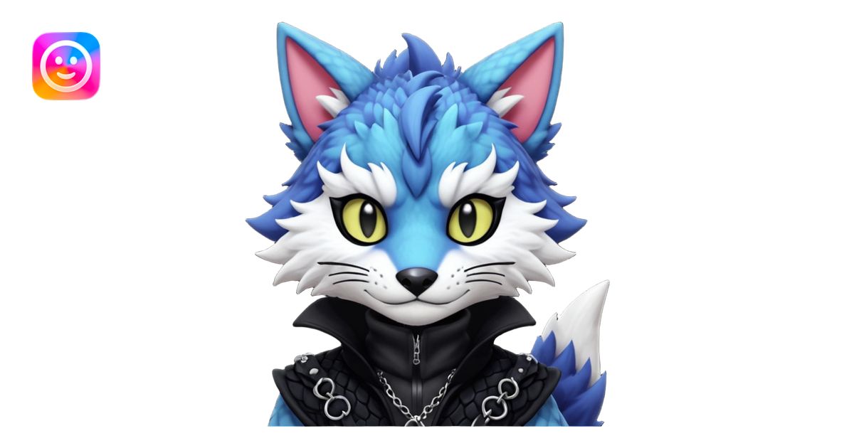 Cool gothic cute badass Scaley Kemonomimi Nekomimi Japanese Anime ...