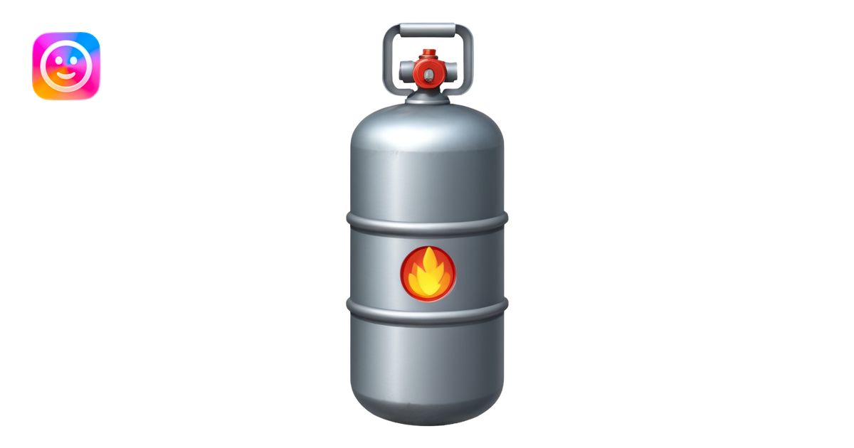 Gas Cylinder emoji | AI Emoji Generator