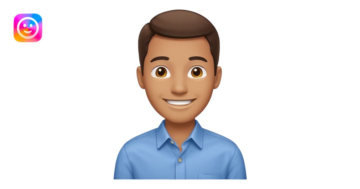 man wiht social skills emoji | AI Emoji Generator