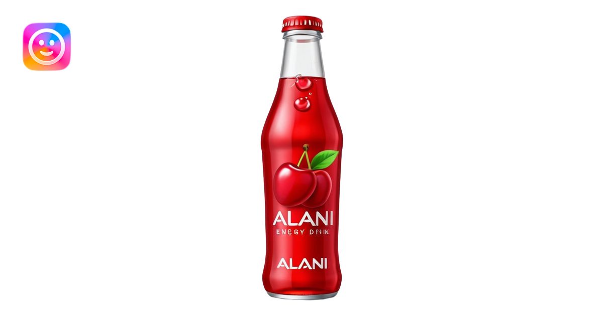 Alani energy drink new flavor cherry pop emoji | AI Emoji Generator