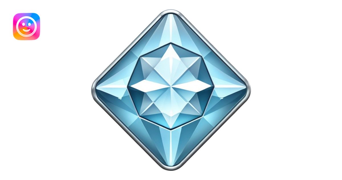 Diamond level 4 paid subscription badge emoji | AI Emoji Generator