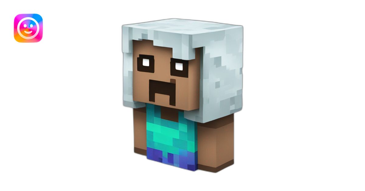 Minecraft block 2d emoji | AI Emoji Generator