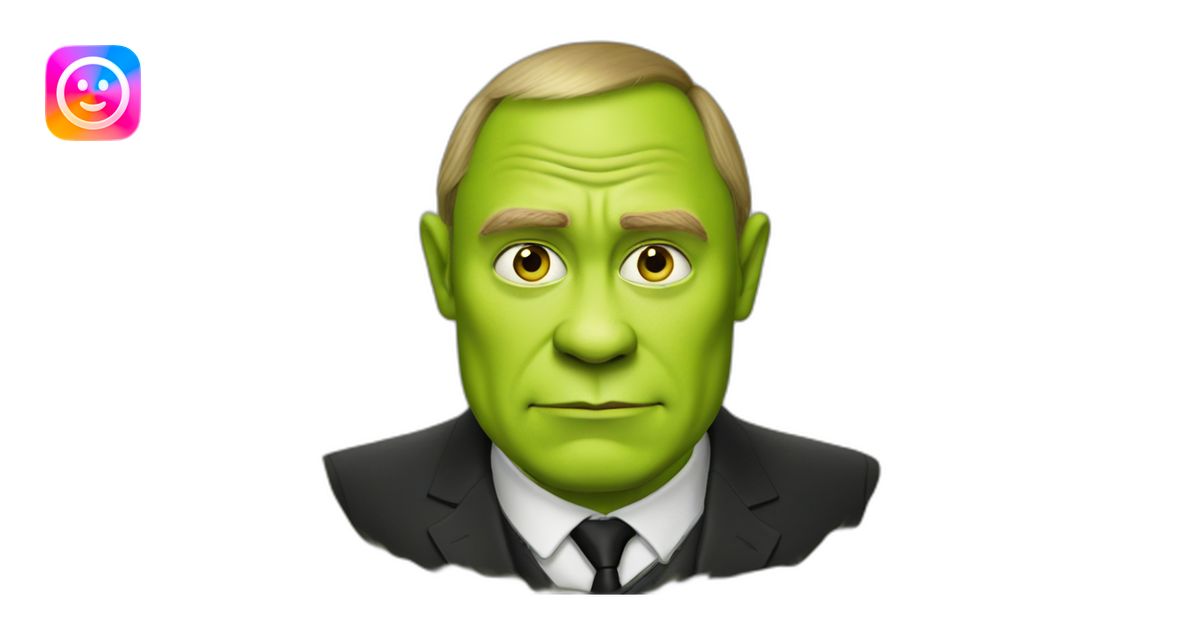 putin-as-shrek emoji | AI Emoji Generator